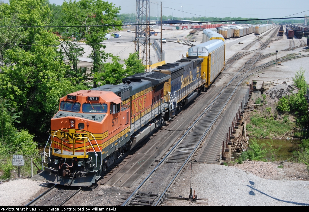 BNSF'S East Thomas Yard